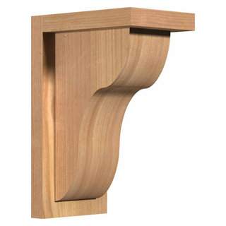 Carmel Corbel w/Backplate, 8"Dx12"H - Transitional - Corbels - by Ekena ...