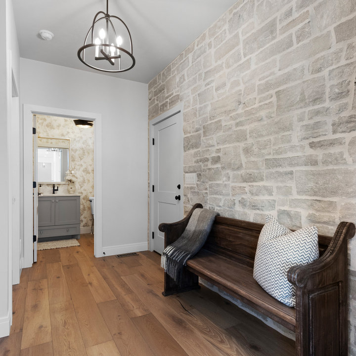 75 Brick Wall Entryway Ideas You'll Love - June, 2026 | Houzz