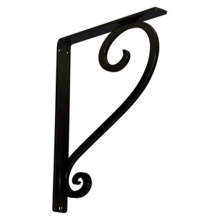 Edwards Wrought Iron Bracket, 1 1/2"Wx12"Dx15"H - Brackets - by Ekena ...
