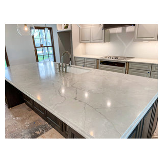 Fabulous Kitchen installed in Calacatta Versailles Quartz - Kitchen ...