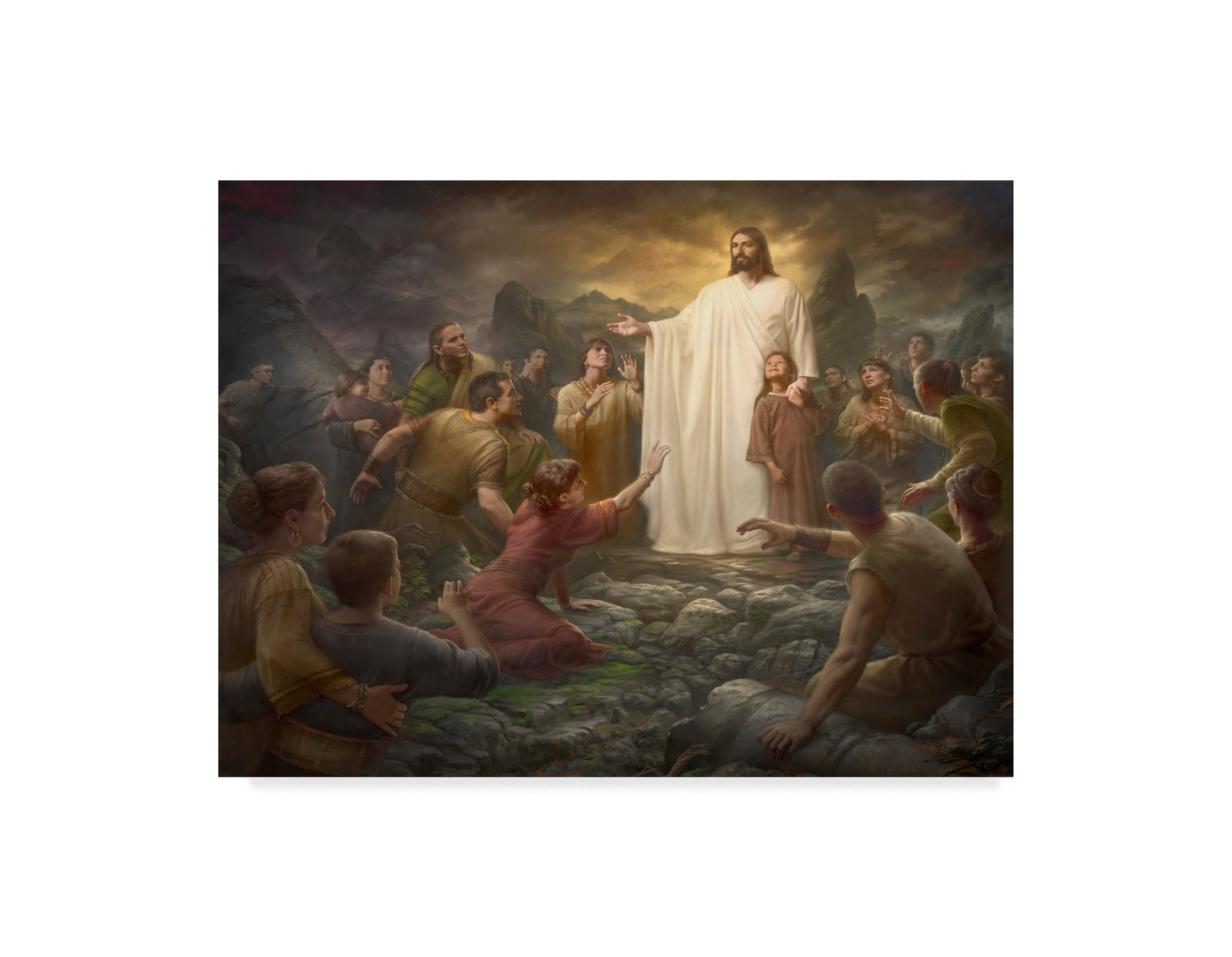 Howard Lyon 'One Shepherd' Canvas Art, 32"x24" - Traditional - Prints ...