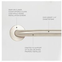 CuVerro Copper Alloy Antimicrobial, Grab Bar, Satin Stainless Finish ...