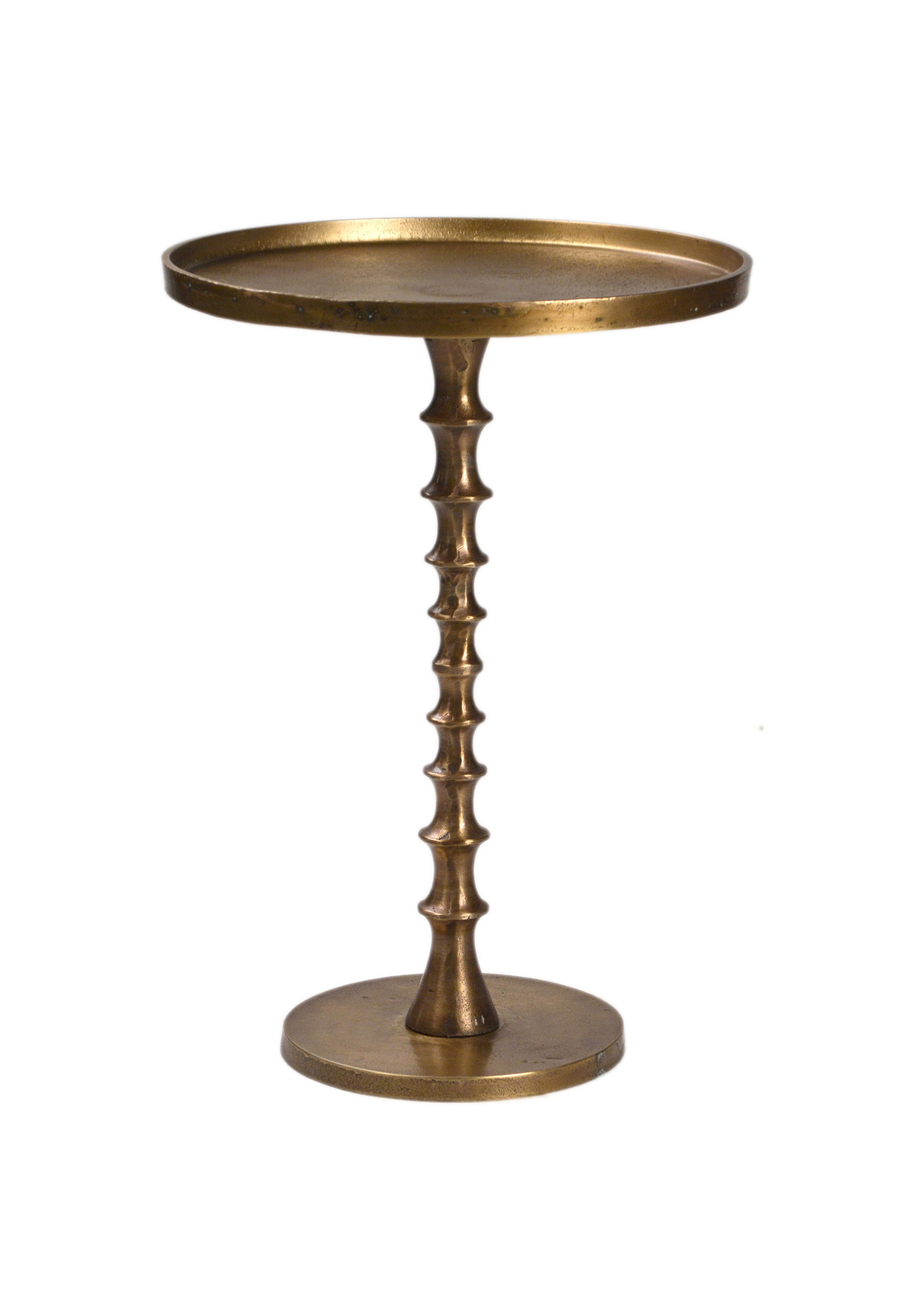 Burke Side Table, Gold - Traditional - Side Tables And End Tables - by ...