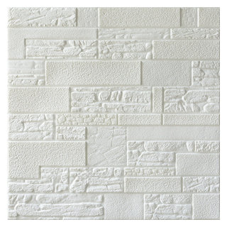 Off White Shapes, Flowers 3D Wall Panels - Modern - Wall Panels - by ...