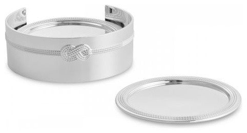 Vera Wang Vera Infinity Coasters Set, 4 - Contemporary - Coasters - by ...