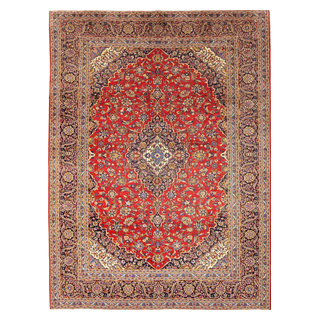 Persian Rug Keshan 13'3"x9'11", 13'3"x9'11" - Traditional - Area Rugs ...