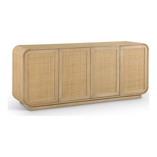 Windsor Rubberwood Sideboard / Buffet, Natural - Tropical - Buffets And ...