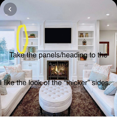 13 Foot Ceiling in Living Room: Bookshelf ideas??