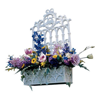 Cast-Iron Gothic Revival Flower Box - Traditional - Outdoor Pots And ...