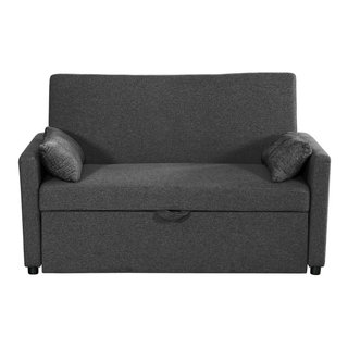 Taite 58 in. Convertible Pull Out Sleeper Sofa Bed - Contemporary ...