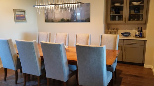 Chairs are wrong proportion and cannot be returned