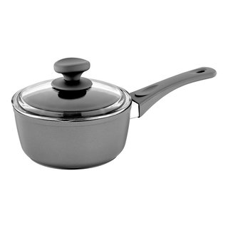 Saflon Titanium Nonstick Sauce Pan with Glass Lid, PFOA Free, 3-Quart ...