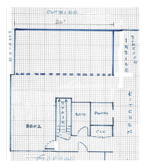 Reconfigure space for Master Suite