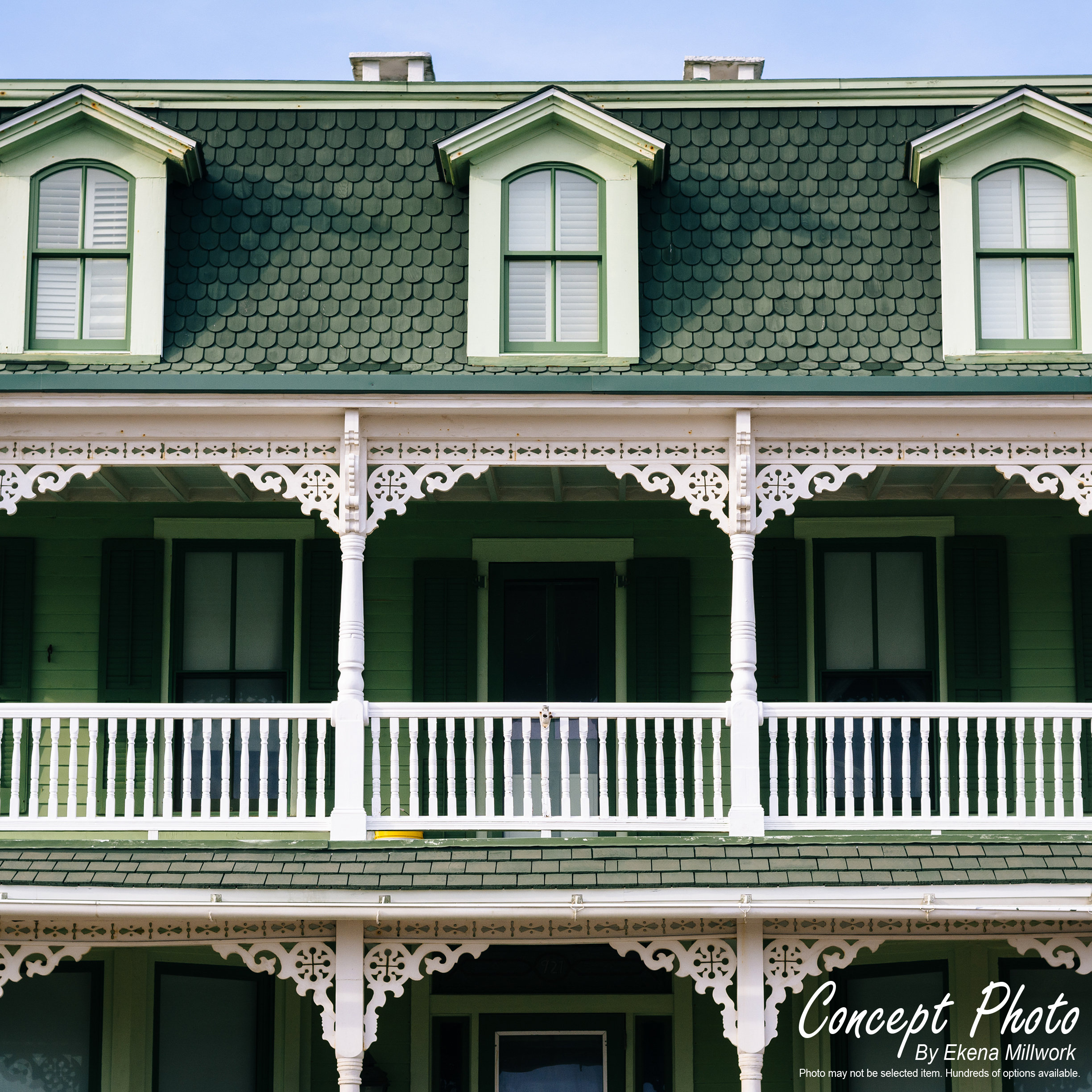 Glenburn Architectural Grade PVC Running Trim, 8"H x 5/8"P x 48"L ...