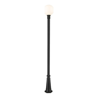 Laurent One Light Outdoor Post Mount in Black - Traditional - Post ...