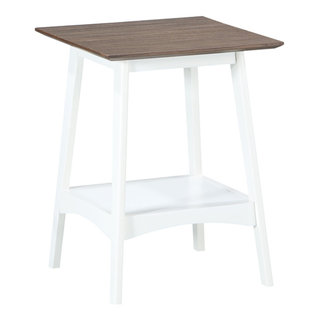 Alpine End Table With Shelf - Transitional - Side Tables And End Tables ...