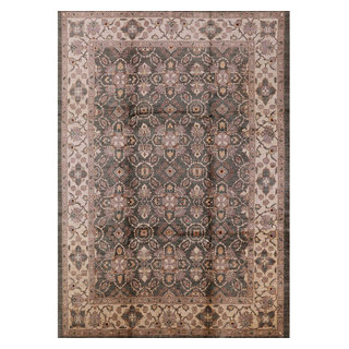 Ahgly Company Indoor Rectangle Mid-Century Modern Area Rugs, 5' x 7', 7 ...