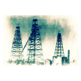 Queen Of Waco Gusher, 24" H X 36" W, 24" H x 36" W x 1.5" D ...