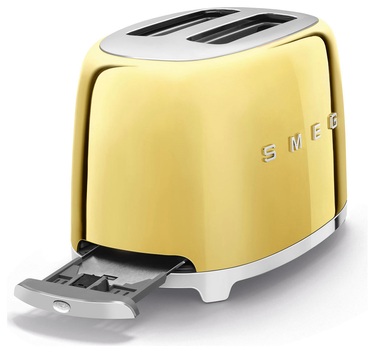 Smeg 50s Retro Line Gold 2-Slice Toaster - Transitional - Toasters - by ...
