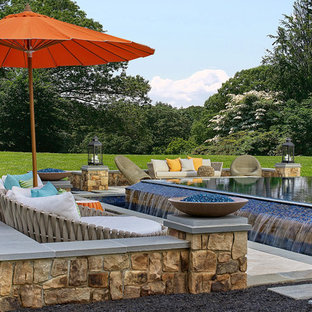 75 Beautiful Stone Infinity Pool Pictures & Ideas | Houzz