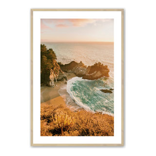 Blissful Solitude Framed Print, 24" x 36" - Beach Style - Prints And ...