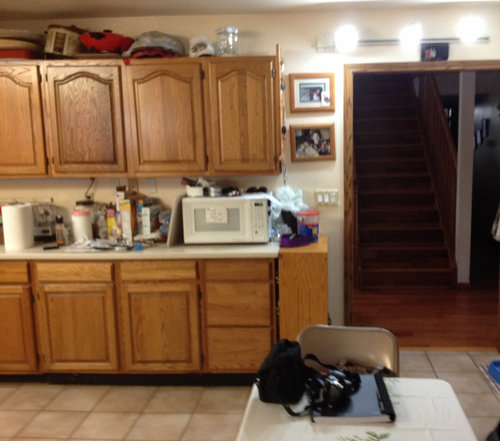 Dated kitchen with poor layout gets a nice update - Do you like it?