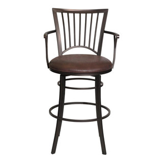 Bayview Swivel Barstool - Transitional - Bar Stools And Counter Stools ...