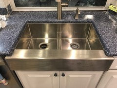 corian integrated sink/countertops -- pros/cons
