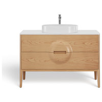 Colmar Bath Vanity, 48" - Midcentury - Bathroom Vanities And Sink ...