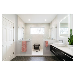 Spa Like Primary Bathroom Remodel - Transitional - Bathroom - Baltimore ...