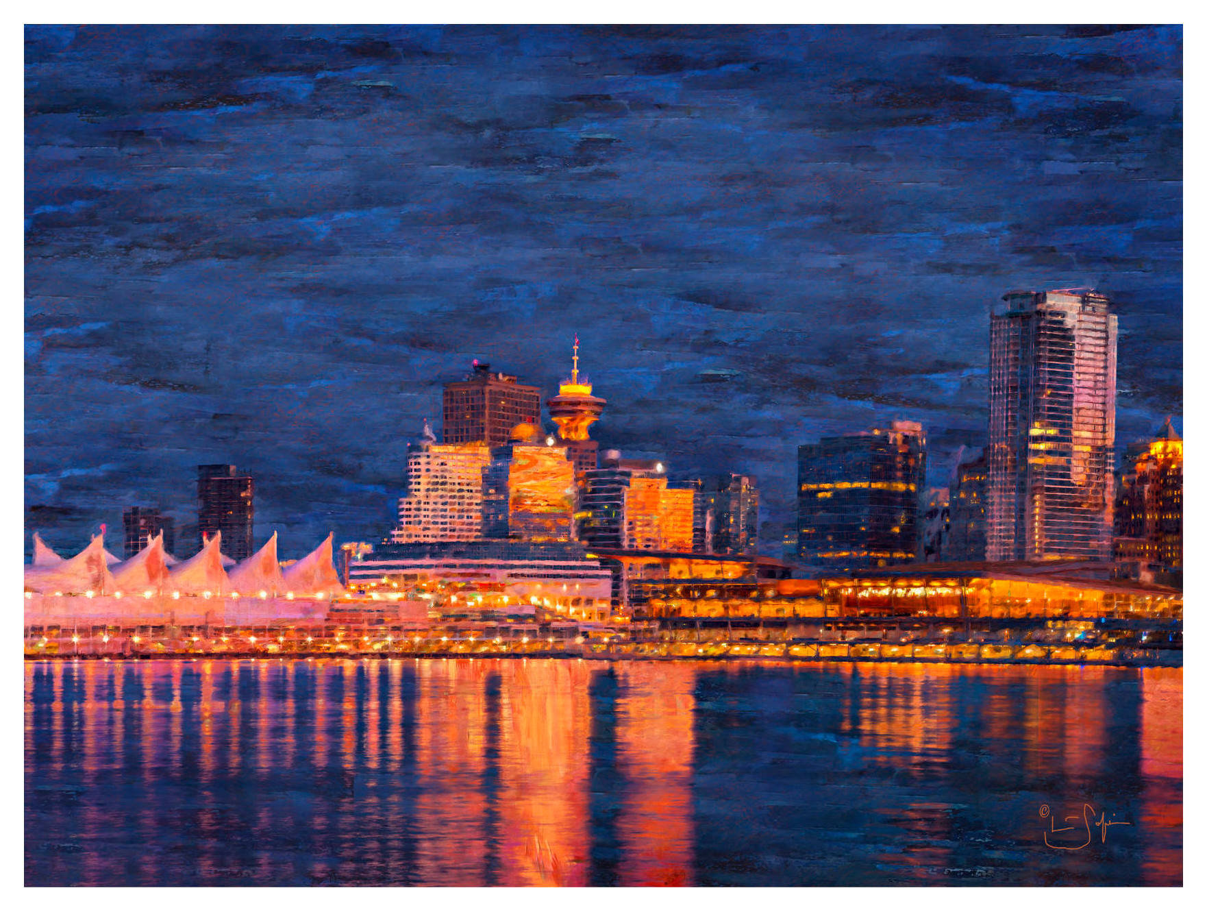 Lisa Sofia Robinson "Vancouver, Bc, Canada" Art Print, 18"x24" - Contemporary - Fine Art Prints ...