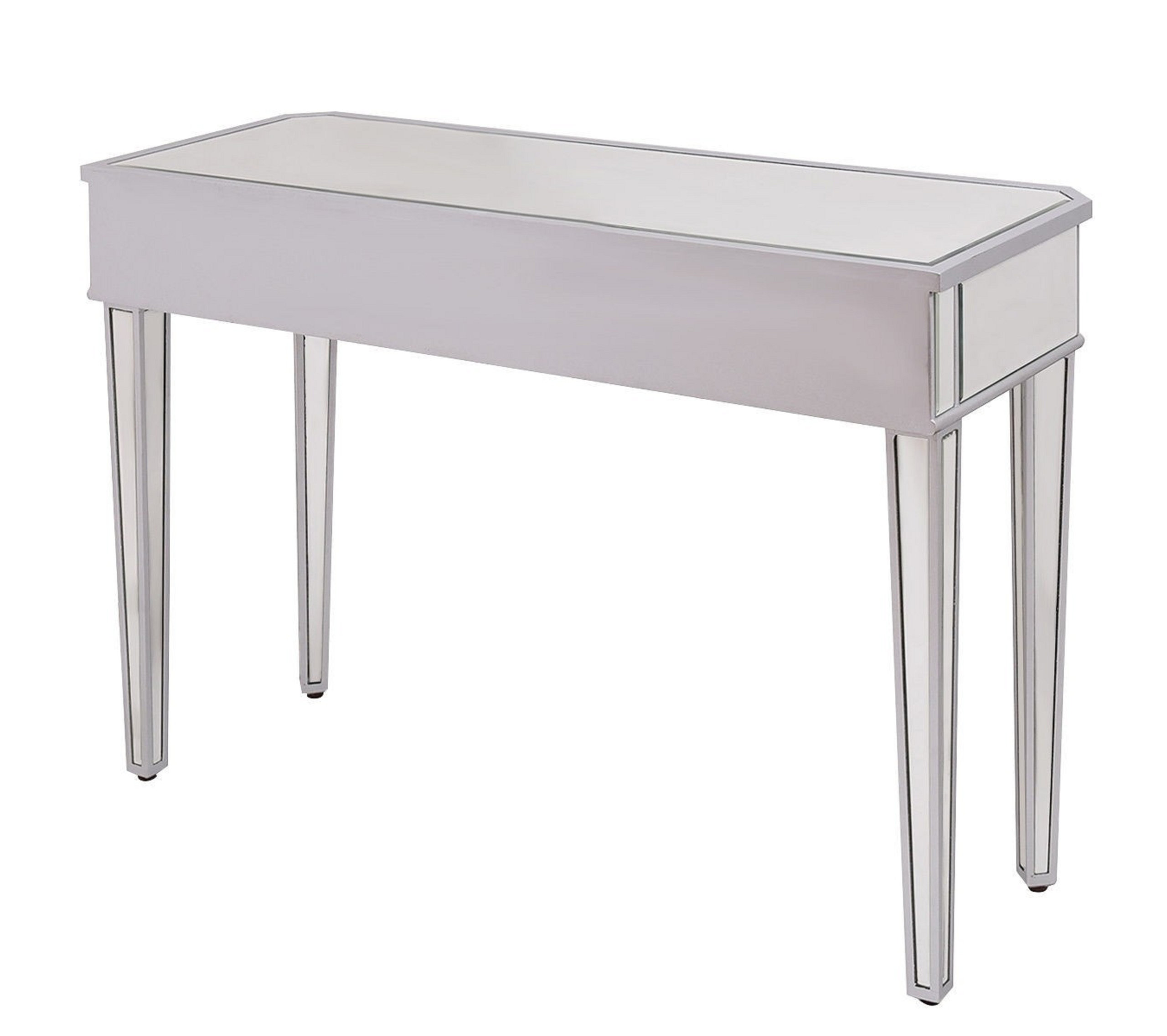 2-Drawers Mirrored Vanity Make-Up Desk Console - Transitional - Desks ...