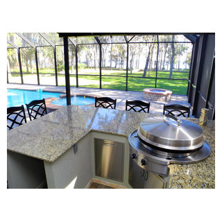 Outdoor Kitchen Installations with Evo Circular Cooktop - Traditional ...