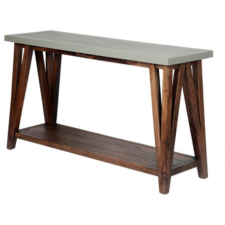50+ Most Popular Concrete-Top Console, Sofa and Entryway Tables | Houzz