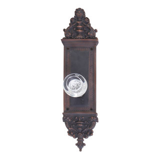 Apollo Door Set 3 5/8" X 14 3/4" - Victorian - Doorknobs - by BRASS ...