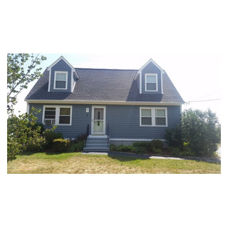 James Hardie Siding in Boothbay Blue with GAF Timberline HD Shingles - Boston - by Solid State ...