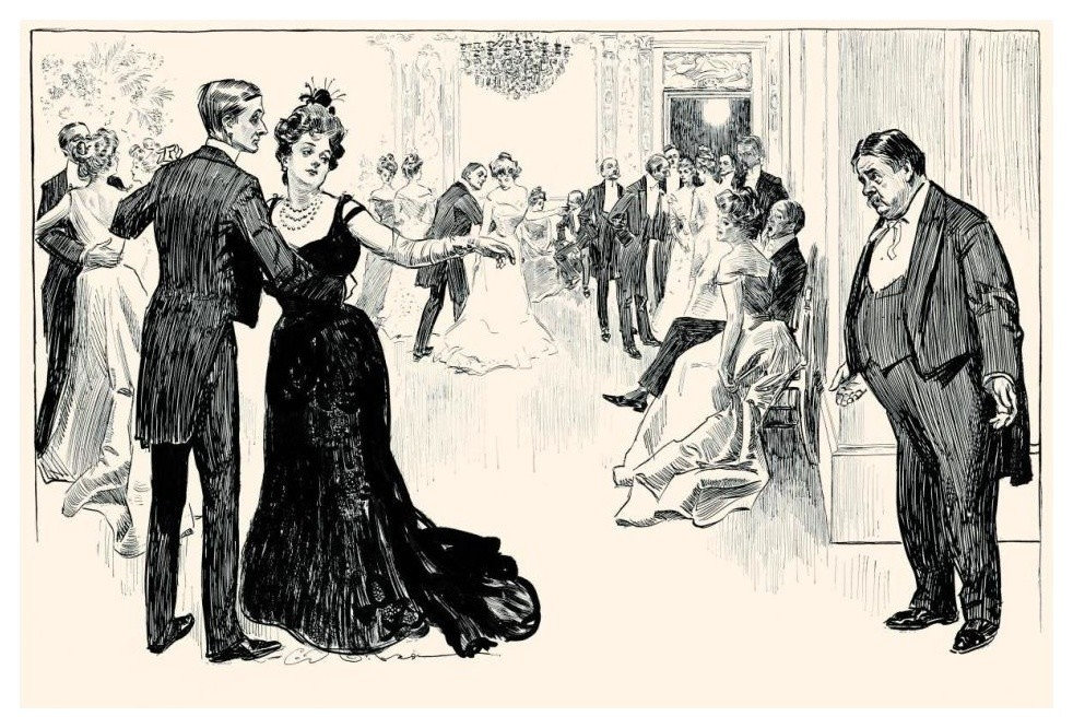 "Matrimonial Misfits" Digital Paper Print by Charles Dana Gibson, 24 ...