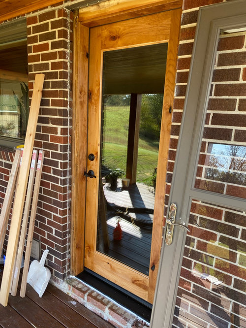 Storm door color choice help needed