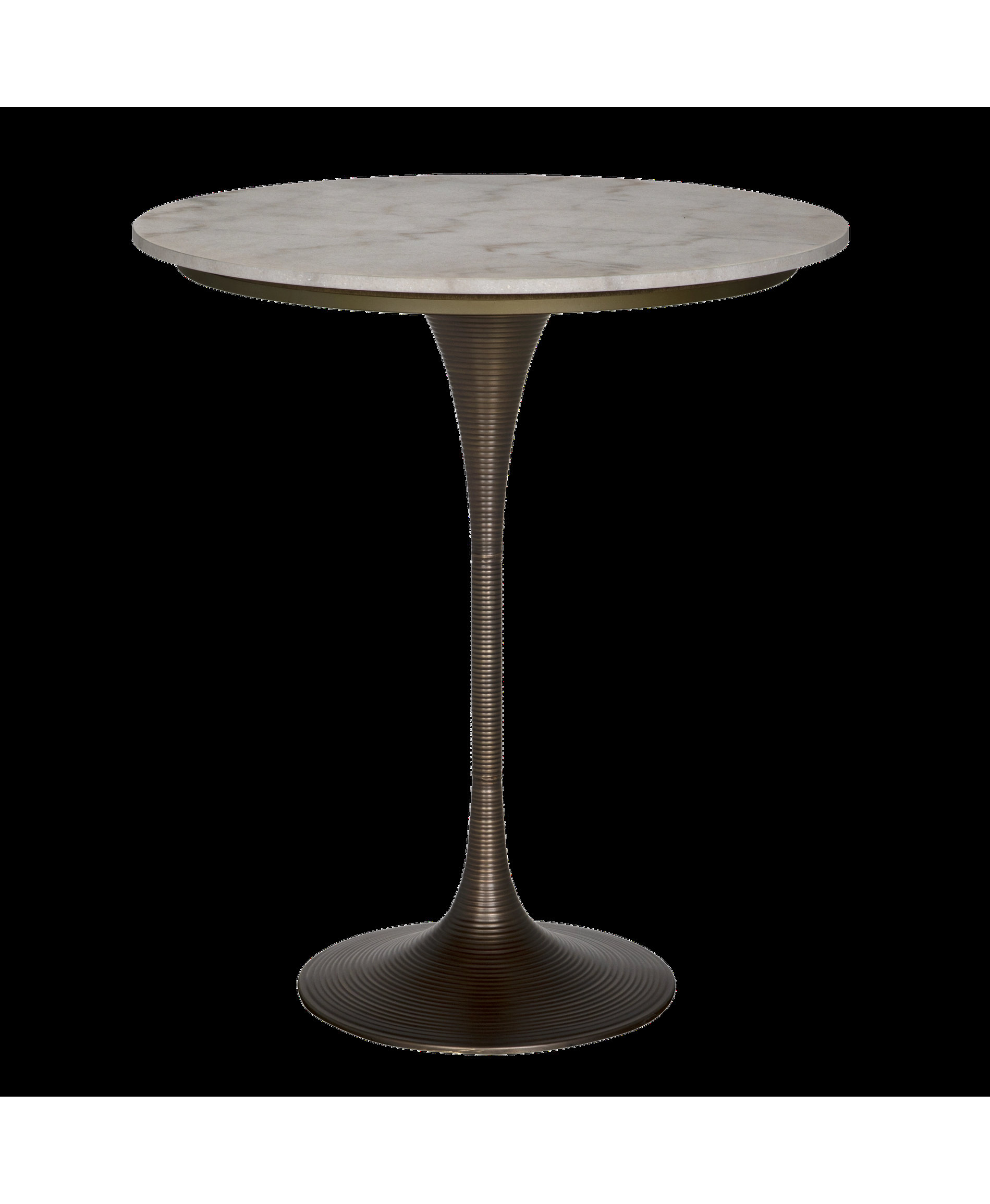 Joni Aged Brass Bar Table, 36W x 36D x 41H - Midcentury - Indoor Pub ...