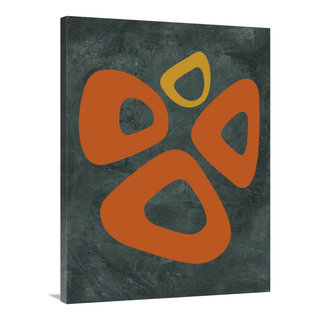 "Abstract Oval Shape 2" Fine Art Print, 30" x 40" - Modern - Prints And Posters - by Naxart | Houzz