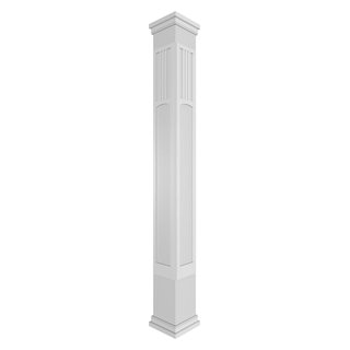 Craftsman Classic Square Non-Tapered Calico Fretwork Column, 8"Wx8'H ...