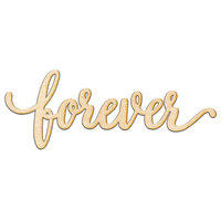 Forever Script Wood Word Wall Art Sign, 24" wide x 9" tall ...