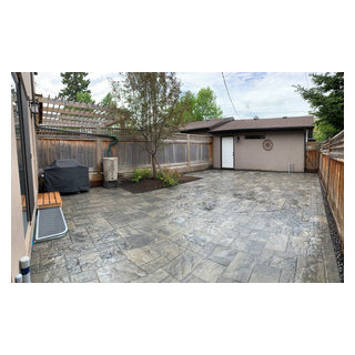Infill Paver Patio - Traditional - Landscape - Calgary - by Twisted ...
