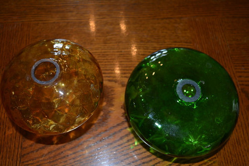What are these glass pieces with holes in top and bottom?