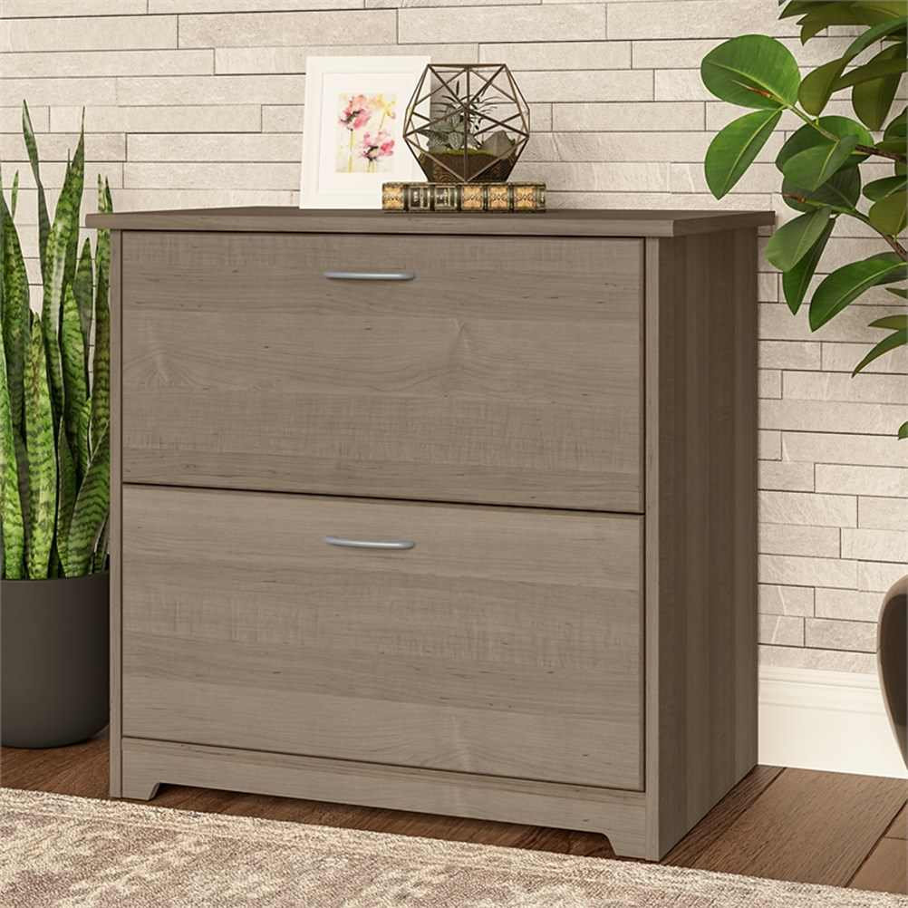 Pemberly Row 2 Drawer Lateral File Cabinet in Ash Gray - Engineered ...