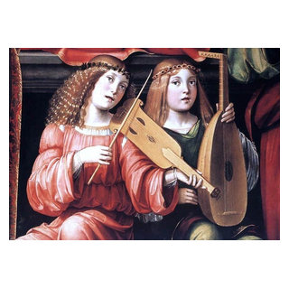 Francesco Francia Madonna and Saints Wall Decal, 18x27 - Traditional ...