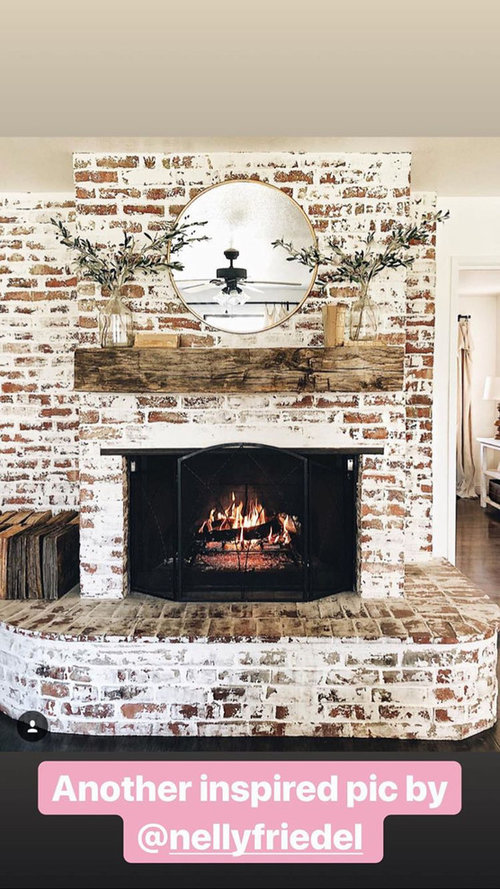 German smear on fireplace- what to do with ugly tile on hearth??!