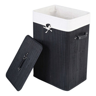 Attractive Bamboo Laundry Hamper - Asian - Hampers - by Imtinanz, LLC ...