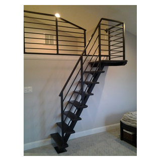 Mono-Stringer Ship's Ladder - Modern - Staircase - Baltimore - by ...