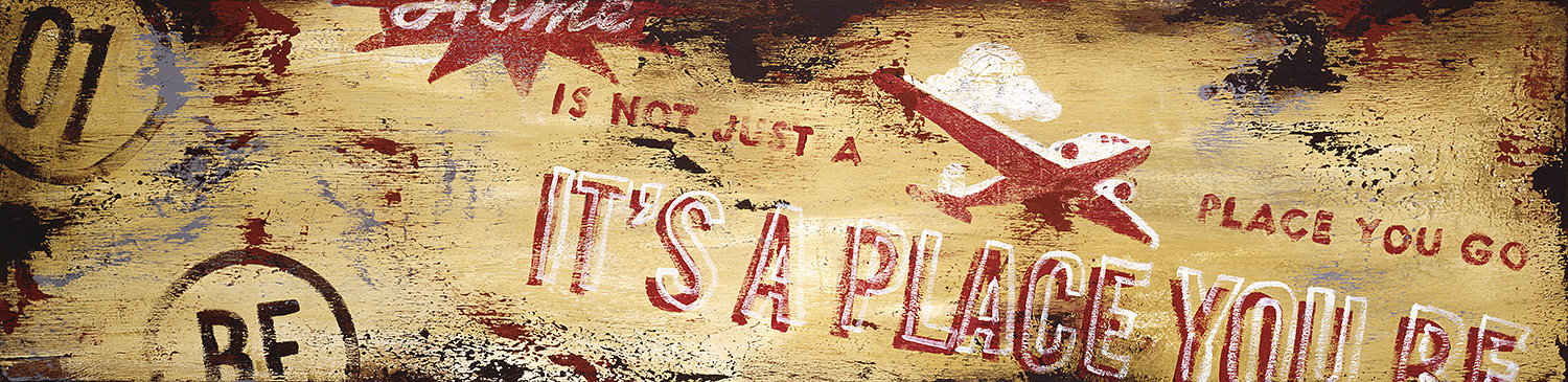 'Home' Canvas Art, 36x9 - Prints And Posters - by Estudio 39, LLC | Houzz